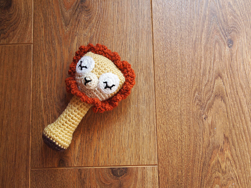 Ravelry: Sleepy Lion Baby Rattle pattern by Ham and Eggs