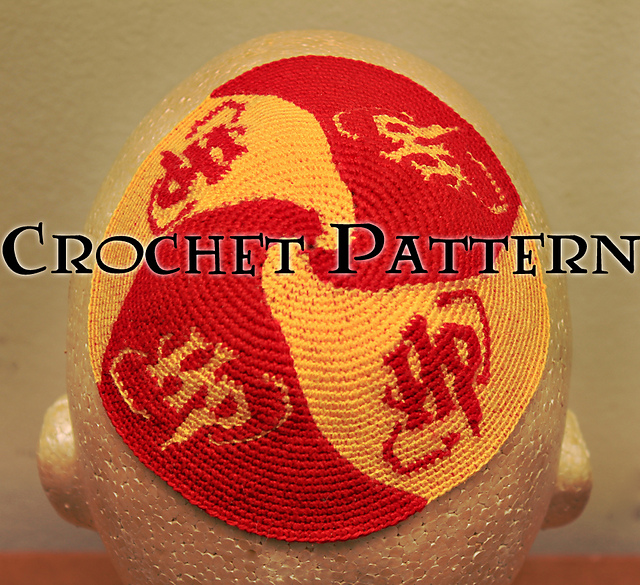 Ravelry: Harry Potter Crochet Kippah / Yarmulke pattern by Greg Sager