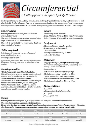 Ravelry: Circumferential pattern by Kelly van Niekerk