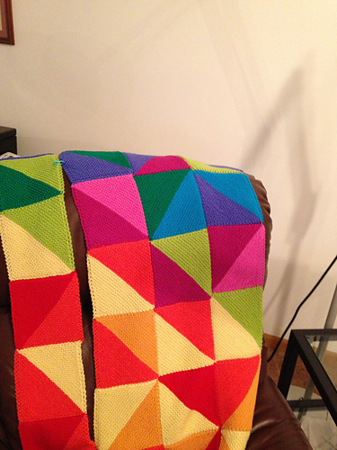 Ravelry: #08 Knitted Triangle Sampler Afghan pattern by Karen Baumer