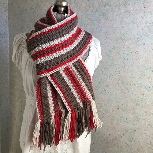 Ravelry: Men's Tall Timbers Scarf pattern by Canoe Mtn Designs