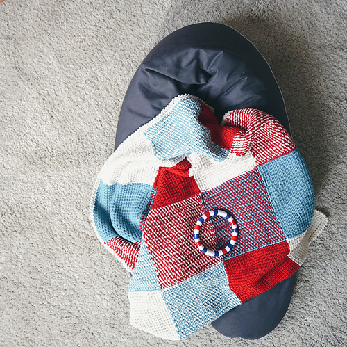 Ravelry: Tunisian Patchwork Baby Blanket pattern by Nicoletta Hirsch