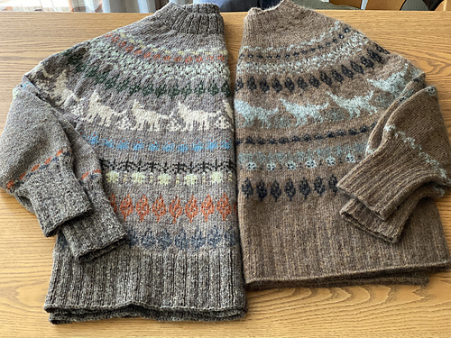Ravelry: Howling_of_wolves_sweater pattern by Tomomi Yoshimoto