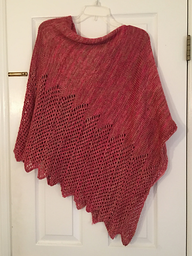Ravelry: Lattice Lace Poncho pattern by Ronnie Eldridge