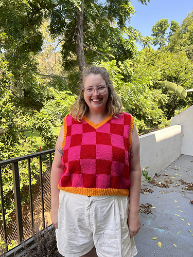 Ravelry: Checkered Vest pattern by Andrea Gaughan