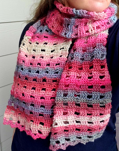 Ravelry: Soft Trellis Scarf pattern by Raine Eimre