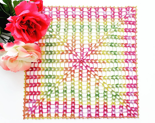 Ravelry: Easter Square Doily pattern by Raine Eimre