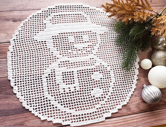 Ravelry: Snowman Doily pattern by Raine Eimre