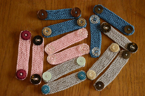 Ravelry: Easy Ear Saver Mask Extenders pattern by marianna mel