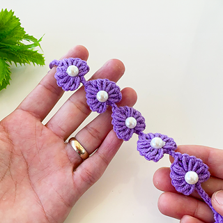 Ravelry: Crochet Bracelet pattern by Hand Trendy