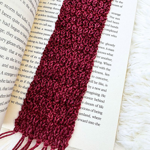 Ravelry: All Too Well Scarf Bookmark pattern by Louise Bollanos