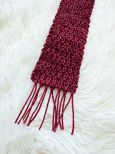 Ravelry: All Too Well Scarf Bookmark pattern by Louise Bollanos