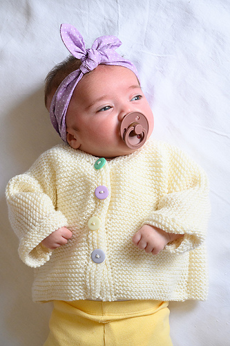Ravelry: Chunky Baby Cardigan pattern by Louise Bollanos
