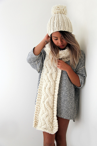 Ravelry: Winter Wonderland Scarf pattern by HANK & HOOK