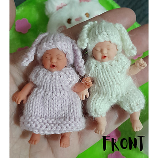 Ravelry: HKC36 Mini Baby Bunny Outfits pattern by Marianka S Bruwer