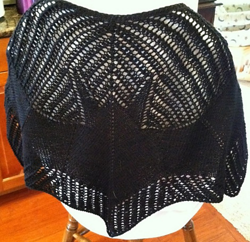 Ravelry: Bat-shawl pattern by Hannah Jang-Condell