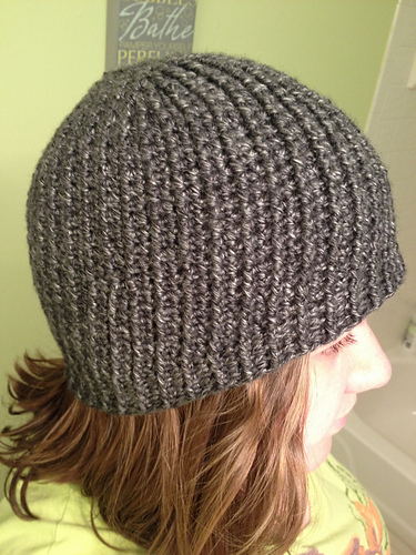 Ravelry: Easy Ribbed Beanie pattern by ag handmades