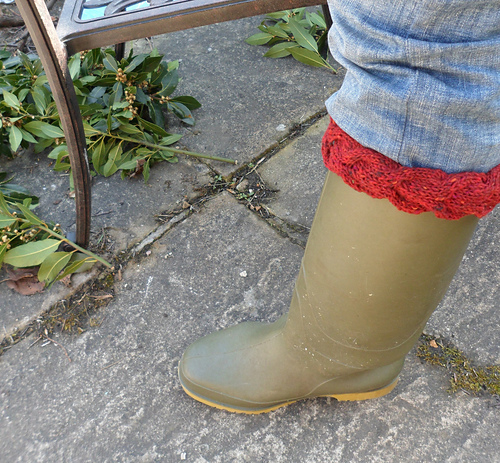 Ravelry: Barbara Welly Boot Toppers / Warmers pattern by Miranda Jollie
