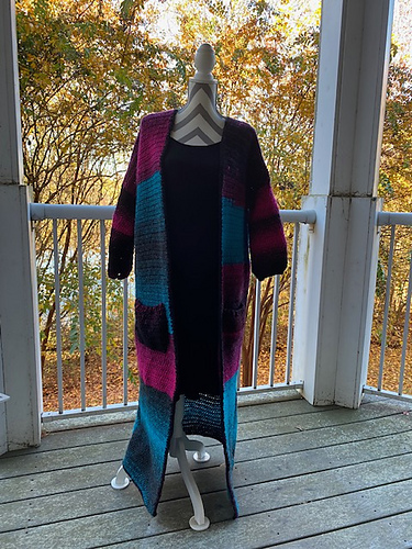 Ravelry: happyf1ngers' Nita August Duster Cardigan