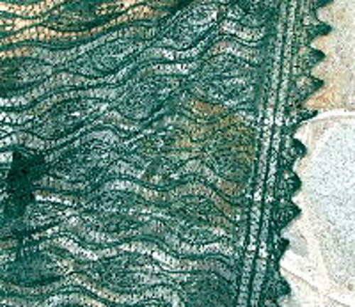 Ravelry: Cascading Leaves Stole pattern by Beth Lutz