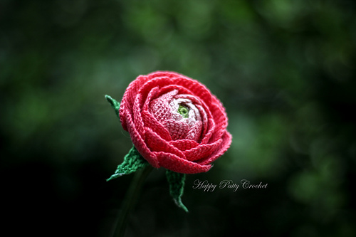 Ravelry: Ranunculus Flower pattern by Happy Patty Crochet