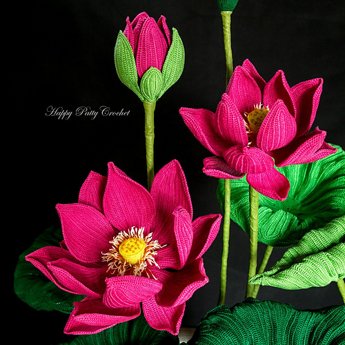 Ravelry: Lotus Flower pattern by Happy Patty Crochet