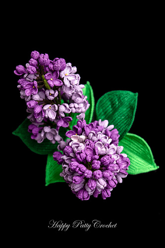 Ravelry: Lilac Flower pattern by Happy Patty Crochet