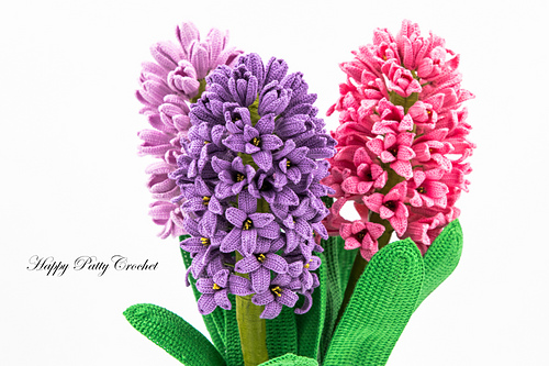 Ravelry: Hyacinth Flower pattern by Happy Patty Crochet