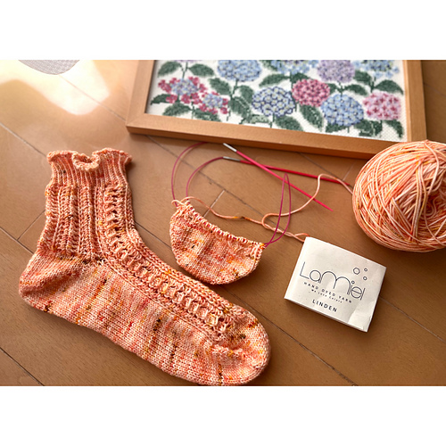 Ravelry: Ame Amu Socks pattern by wooco うーこ