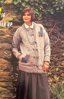 Ravelry: Patch Motif Jacket pattern by Patons