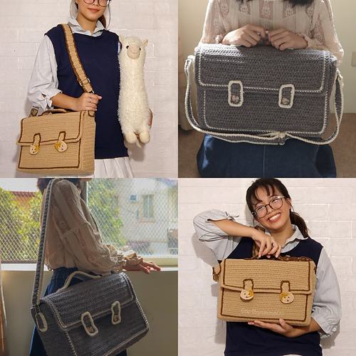 Ravelry: Blue Spring Bag pattern by oborodzuki raii