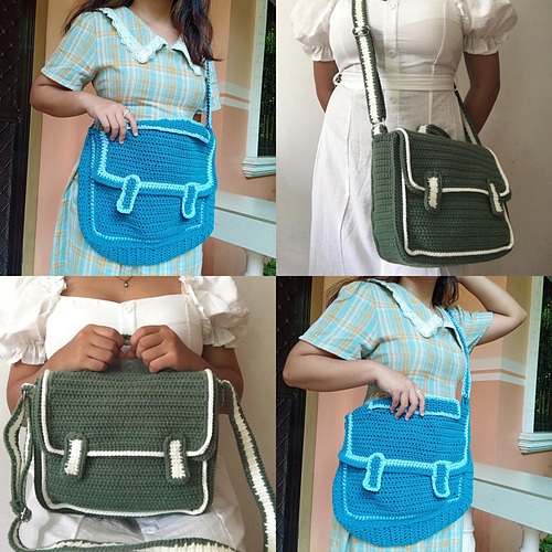 Ravelry: Blue Spring Bag pattern by oborodzuki raii