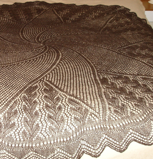 Ravelry: heartoftexas' Circular Lace Shawl