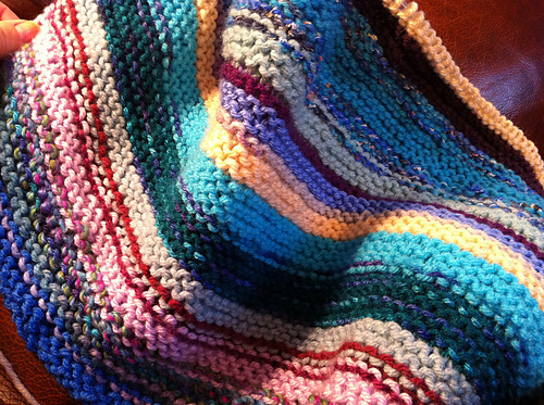 Ravelry: Susan's Random Remnants Blanket pattern by SiffKnit