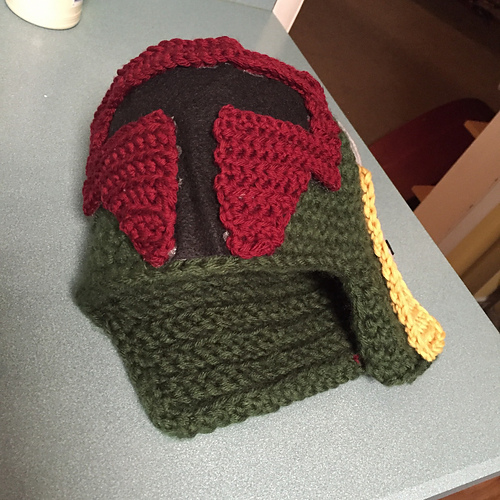 Ravelry: Boba Fett hat pattern by Holly Tacey