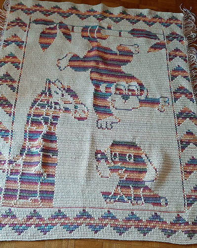 Ravelry: Baby Safari Blanket pattern by Heather Noble