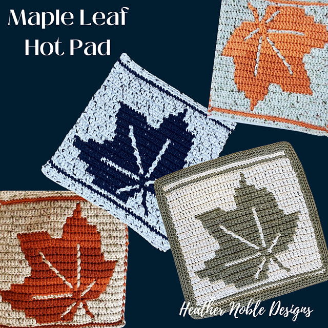 Ravelry: Maple Leaf Hot Pads pattern by Heather Noble