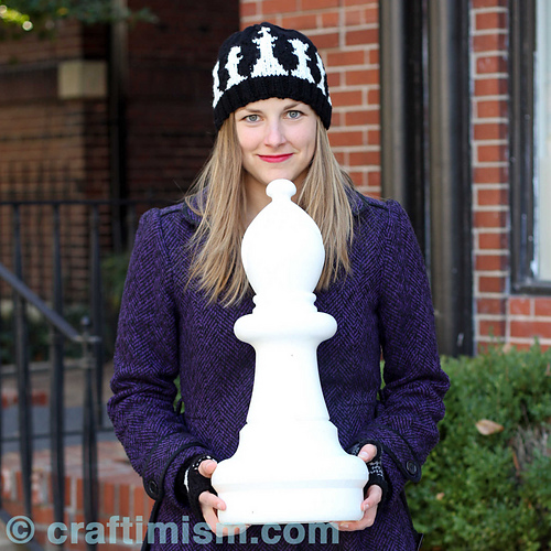 Ravelry: Chess Patterned Knit Hat pattern by Heidi Arjes