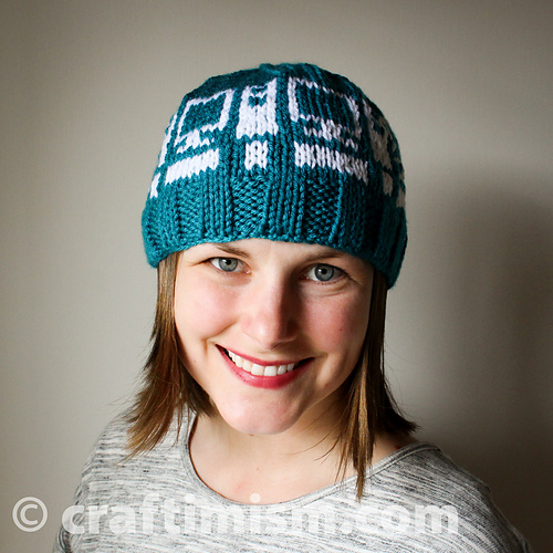 Ravelry: Computer Patterned Knit Hat pattern by Heidi Arjes