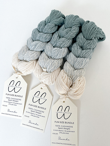 Ravelry: Coastal Cashmere Fun Size Bundle