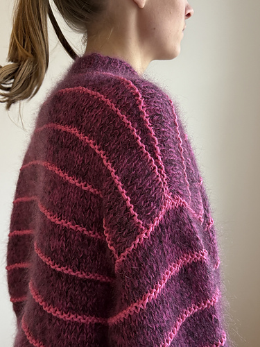 Ravelry: Plum Line Sweater pattern by Helena Wieser