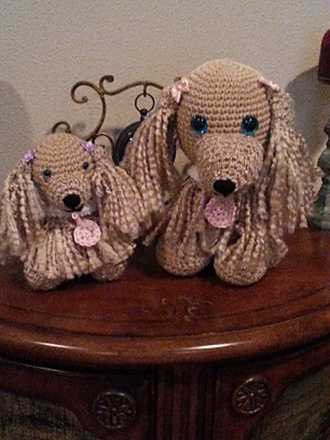 Ravelry: Cocker Spaniel Dog and Puppy pattern by Helen Brady