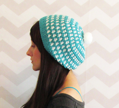 Ravelry: 2 for 1 cute striped crochet hat pattern by Hello Happy