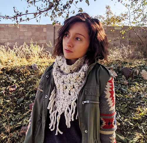 Ravelry: Triangle Cowl Shawl pattern by Hello Happy