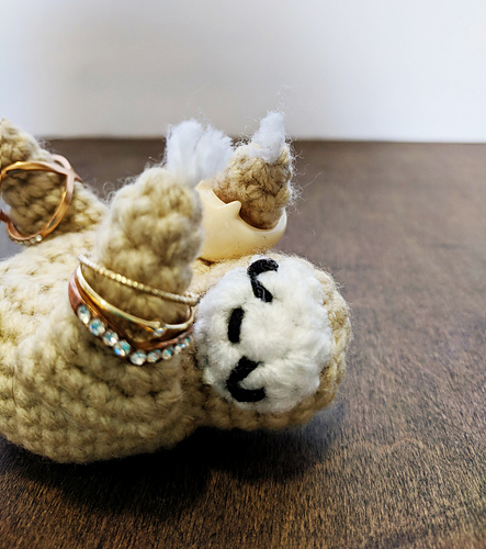 Ravelry: Sleepy Sloth Ring Holder pattern by Hello Happy