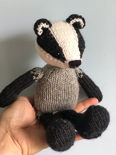 Ravelry: Badger in a sweater pattern by Julie Williams