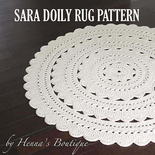 Ravelry: SARA Doily Rug pattern by Henna Huczkowski