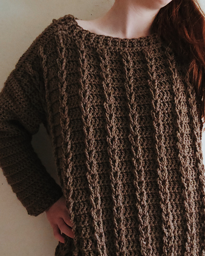 Ravelry: Cable Boyfriend Sweater pattern by Carrie M Chambers