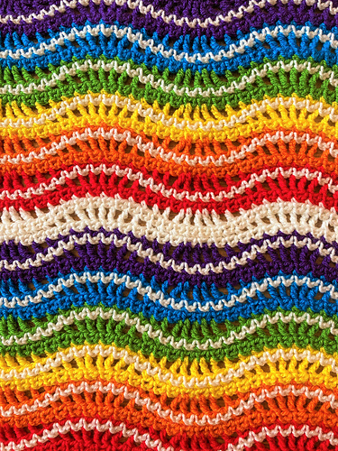 Ravelry: Rainbow ripple Afghan pattern by Hila Lifshitz
