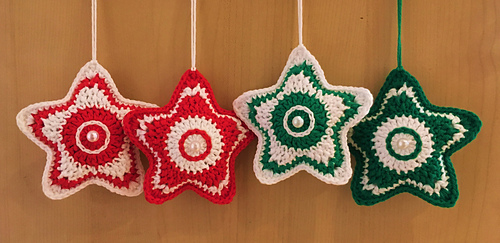 Ravelry: Christmas star bauble I pattern by Hila Lifshitz